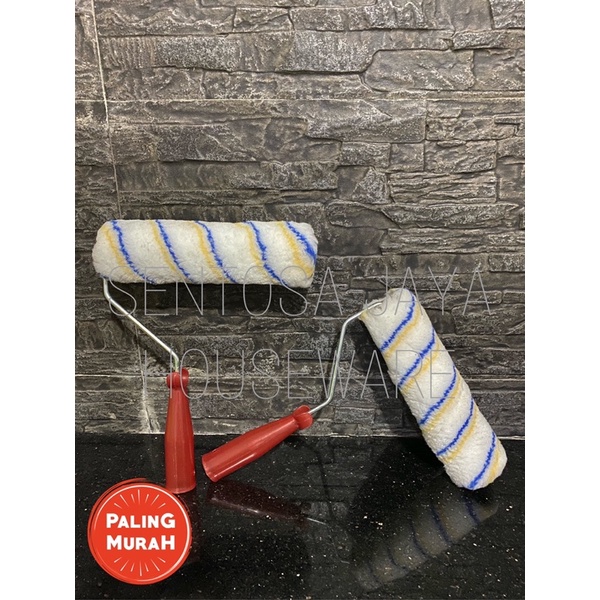 Jual Kuas roll cat tembok / paint roller 9 inch bulu bagus | Shopee ...