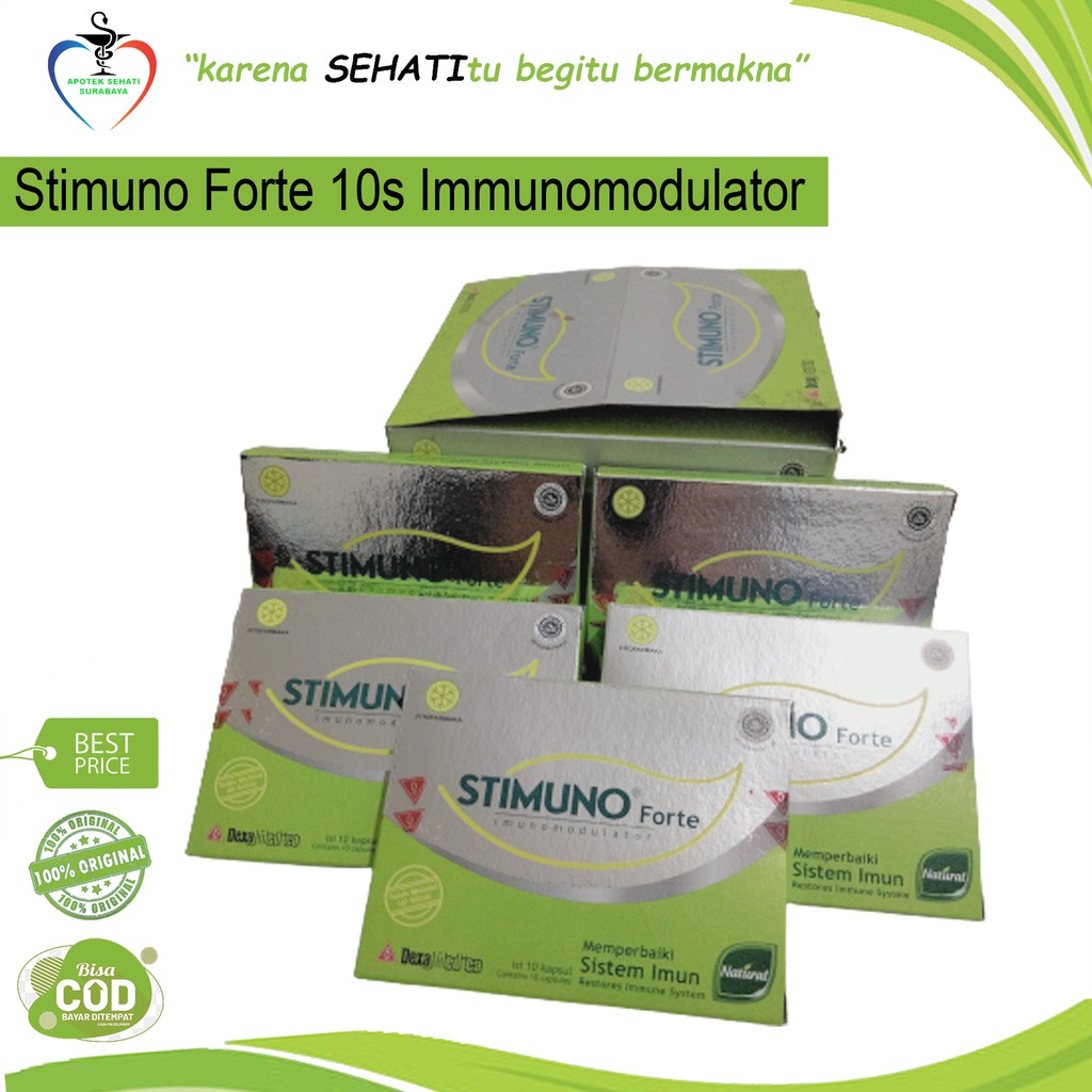 Jual STIMUNO FORTE KAPSUL 10s MULTIVITAMIN DAYA TAHAN TUBUH | Shopee ...