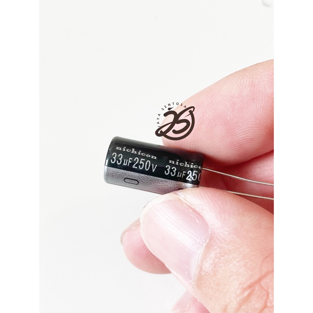 Jual ELCO 33UF 250V (1 BUAH) KAPASITOR CAPACITOR ELCO KAPASITOR ELKO KAPASITOR 33 UF 250 V ...