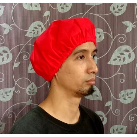 Jual Topi Karyawan Pekerja Pabrik Topi Harnet Bundar Topi Koki Cheff ...