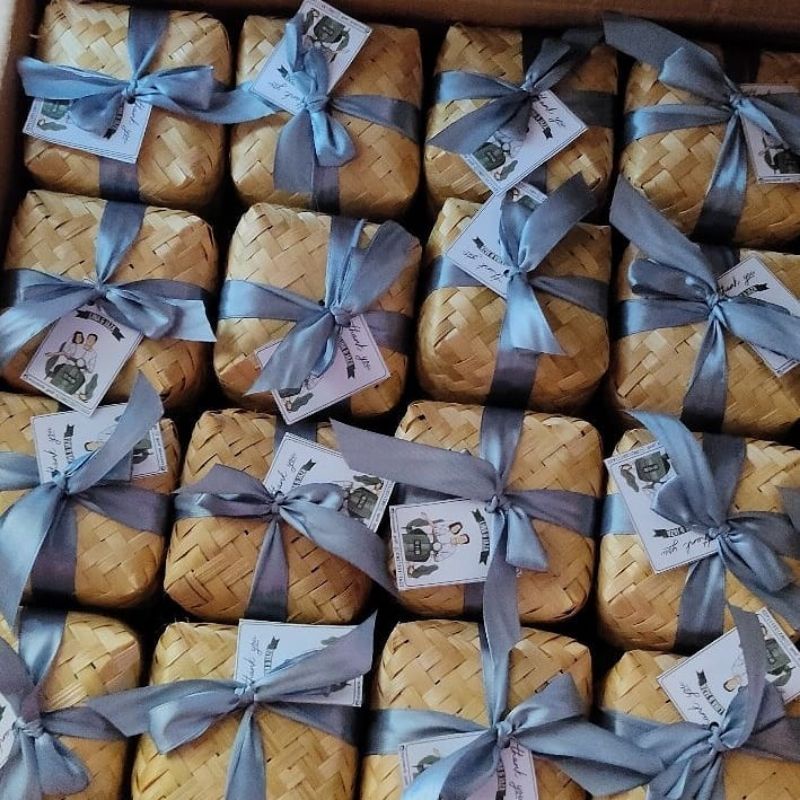 Jual Besek Mini 8x8cm Besek Souvenir | Shopee Indonesia