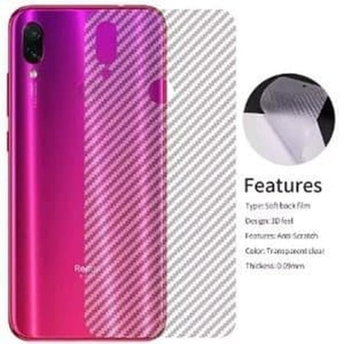 Jual SKIN CARBON GARSKIN XIAOMI REDMI NOTE 7 | Shopee Indonesia