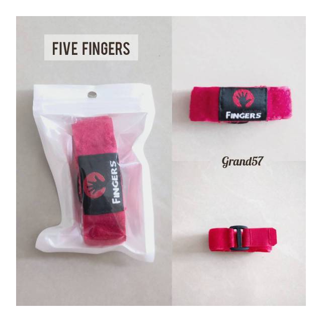 Jual Five fingers string damper fretwrap fret wrap fretwraps red merah ...
