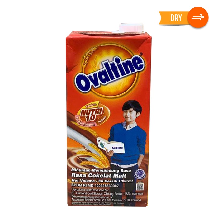 Jual OvaLTine Milk Uht Chocolate MaLT 1 LT | Shopee Indonesia