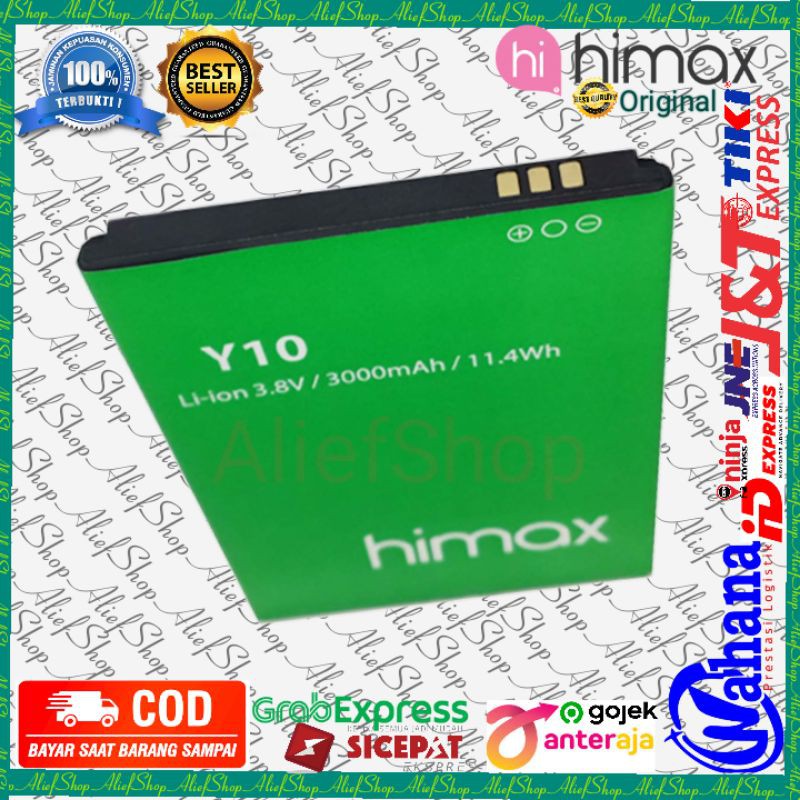 Jual Batrai Himax Y10 Batre BT Himax Y 10 Baterai Original Battery | Shopee Indonesia