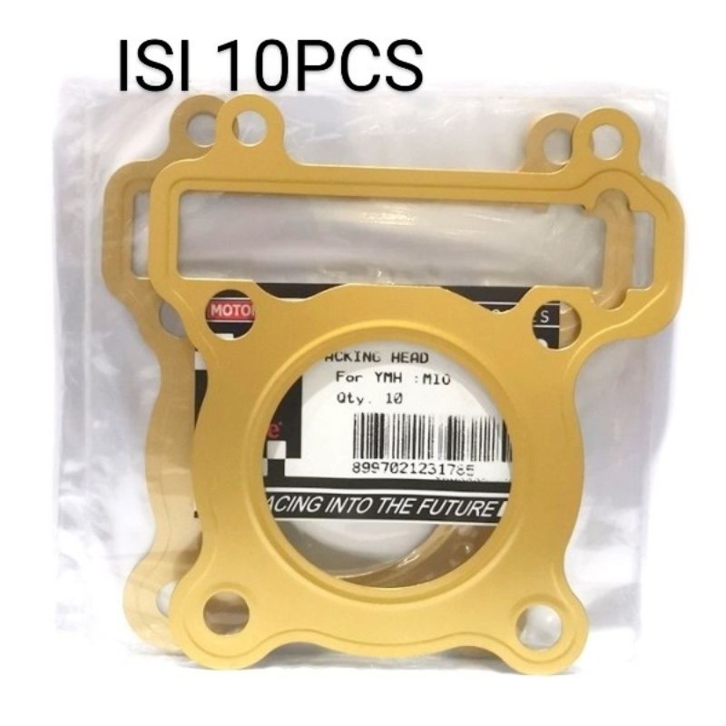 Jual isi10pcs gasket paking perpak blok head MIO SPORTY / SOUL SMILE NOUVO FINO KARBU | Shopee ...