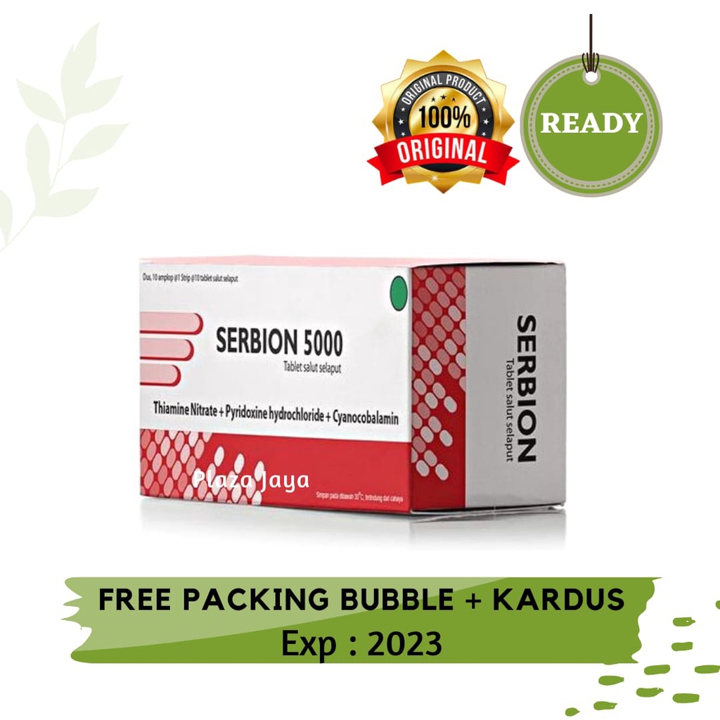 Jual Serbion 5000 Per Box / Multivitamin B1, B6, B12 | Shopee Indonesia