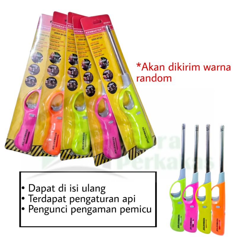 Jual Kenmaster Korek Gas Isi Ulang / Pematik Api Kompor Gas Lighter ...