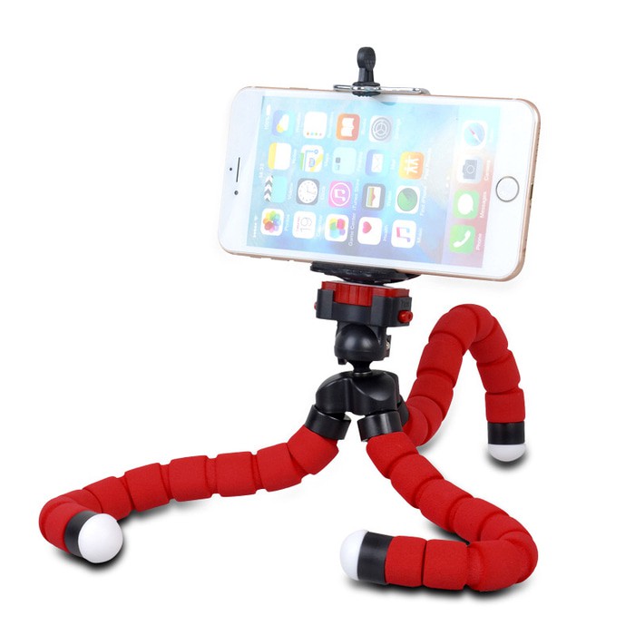 Jual SPIDER Tripod Mini Spider Pod Flexible 360 Mini Tripod with Holder ...