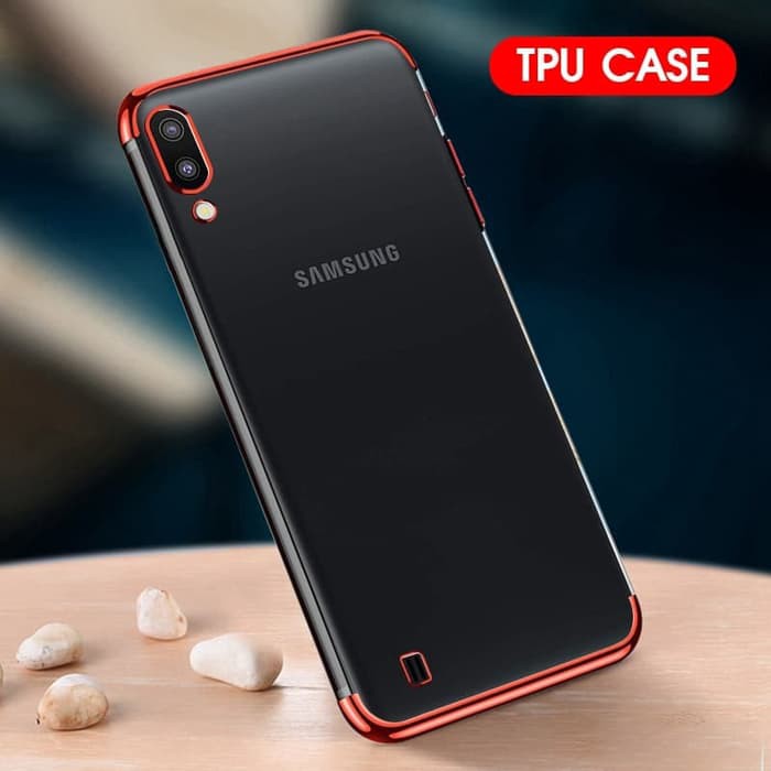 Jual Case samsung m10 soft tpu plating crome casing cover original kori ...
