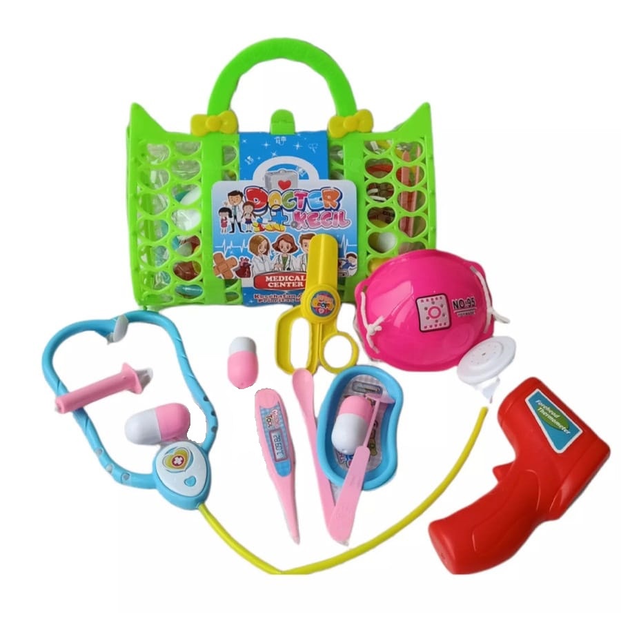 Jual H0459 HAPPY KIDS MAINAN ANAK DOKTER SET TAS KERANJANG MS01 SET ...