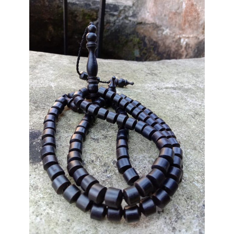 Jual Tasbih kayu hitam 99 asli dari kalimantan (Original) | Shopee ...