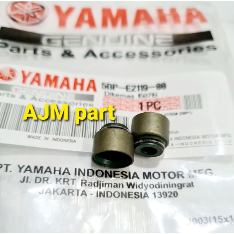 Jual SIL SEAL KLEP YAMAHA SCORPIO 5BP YAMAHA (2PCS) | Shopee Indonesia