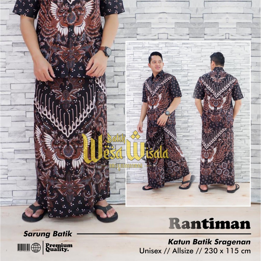 Jual Batik Solo Sarung Batik Rantiman Wesa Wisala NASUHA SALUR SOGAN ...