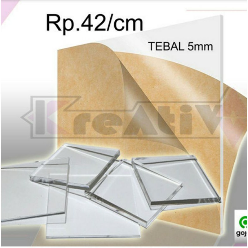 Jual Akrilik 5mm tebal 5 mm 5mm Acrylic Bening Clear | Shopee Indonesia