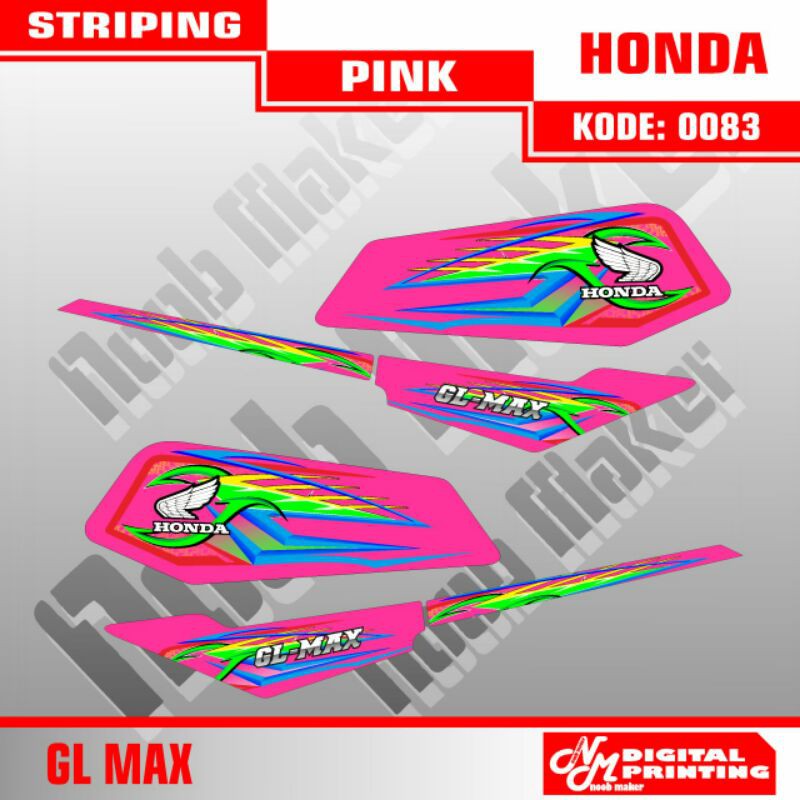 Jual 0083 DECAL STICKER GL MAX | Shopee Indonesia