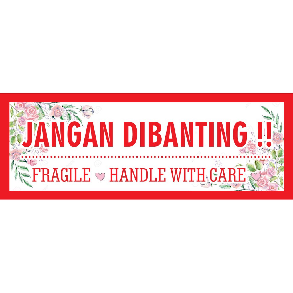 Jual Stiker JANGAN DIBANTING (Cocok Buat Online Shop) | Shopee Indonesia