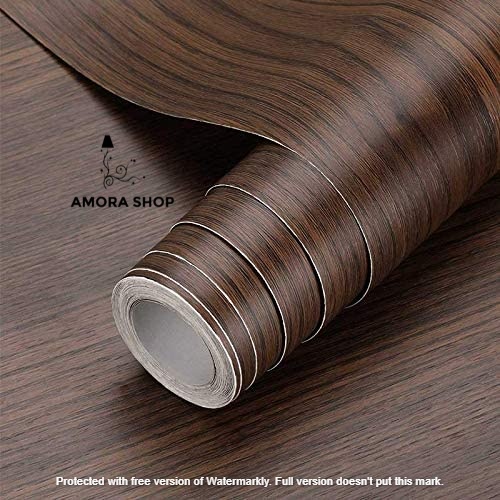 Jual Wallpaper Dinding Kayu Serat Coklat Tua 9m S D 10m X 45cm Shopee