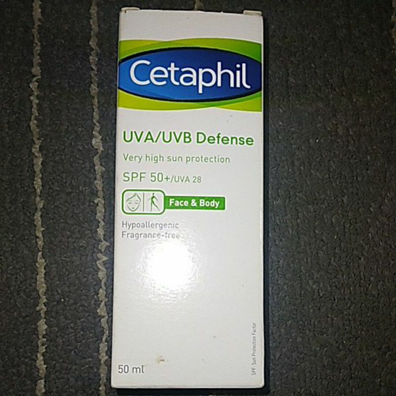 Jual Cetaphil UVA/UVB Defense SPF 50+ 50ml | Shopee Indonesia