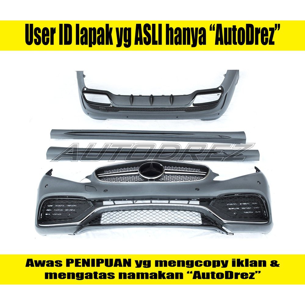 Jual body kit Mercy Bodykit Mercy W212 Facelift AMG E63 E-Class Taiwan ...