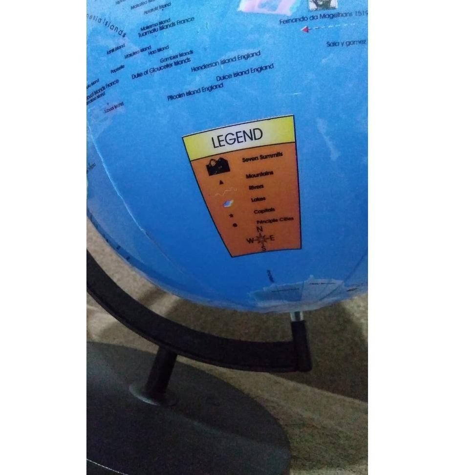 Jual Serba Murah Globe bola dunia / peta bulat planet bumi Atlas 07W ...