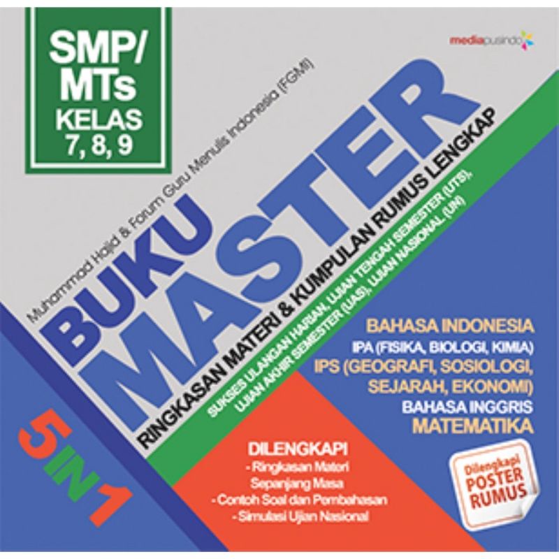 Jual Buku Master Ringkasan materi & Kumpulan rumus lengkap SMP/MTS ...