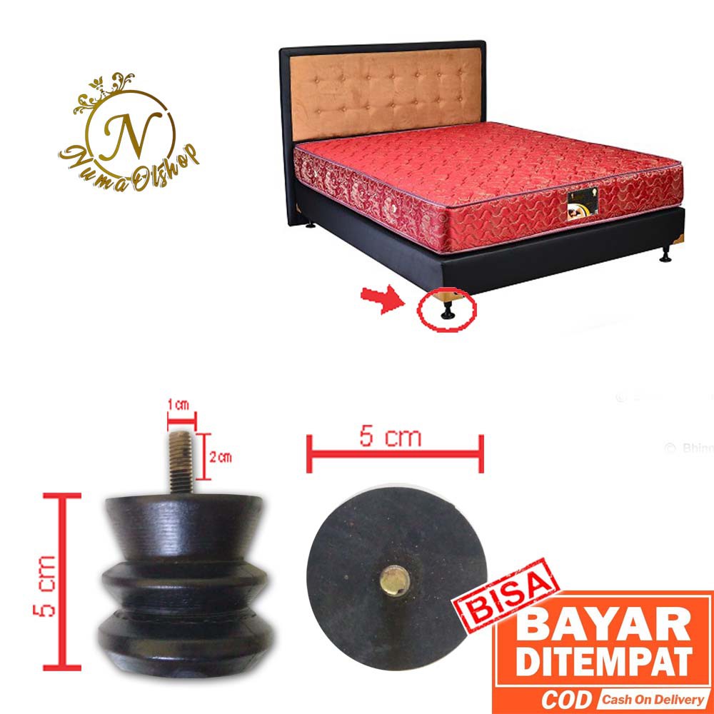 Jual KAKI DIVAN DIFAN KAKI SPRINGBED KAKI KURSI TINGGI 5 CM | Shopee ...
