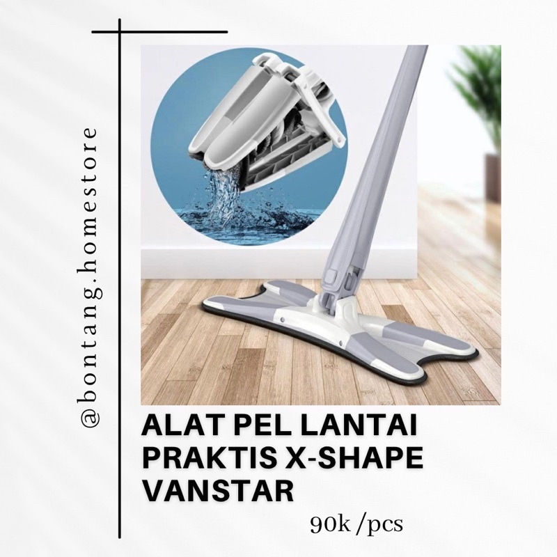 Jual ALAT PEL LANTAI PRAKTIS X-SHAPE VANSTAR | Shopee Indonesia