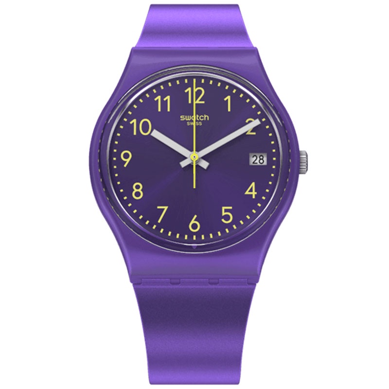 Jual JAM TANGAN SWATCH ORIGINAL GV402 SWATCH GV 402 PURPLAZING JAM ...