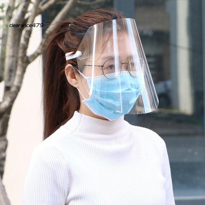 Jual FACE SHIELD Pelindung Wajah APD Alat Pelindung Diri MASKER PLASTIK ...
