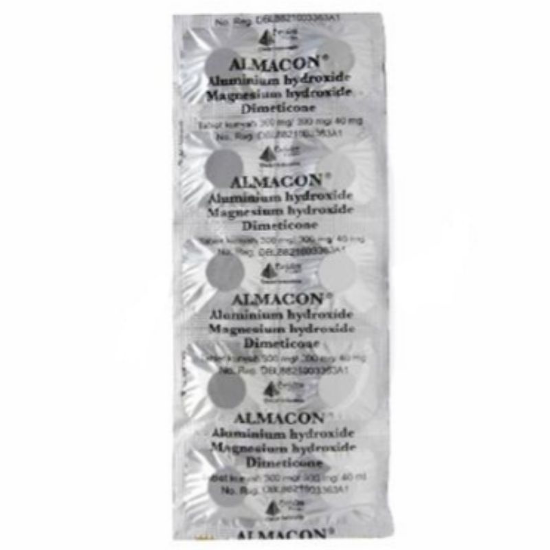 Jual almacon tablet antasida doen tab obat sakit maag 10's 10 / strip ...