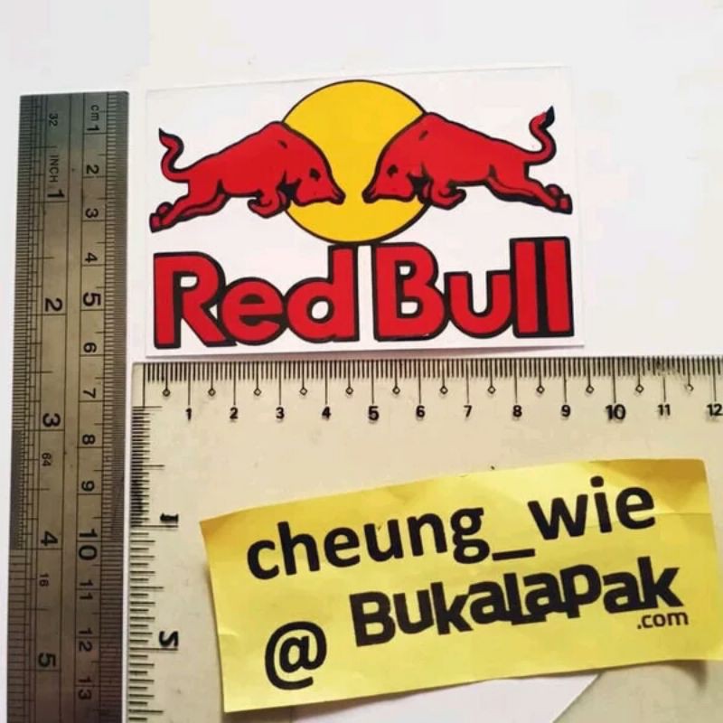 Jual Stiker / Sticker Cutting Logo Red Bull Merah | Shopee Indonesia