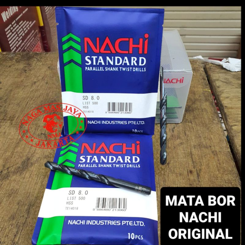 Jual MATA BOR BESI NACHI 8MM / MATA BOR BESI NACHI 8 MM ORIGINAL | Shopee Indonesia