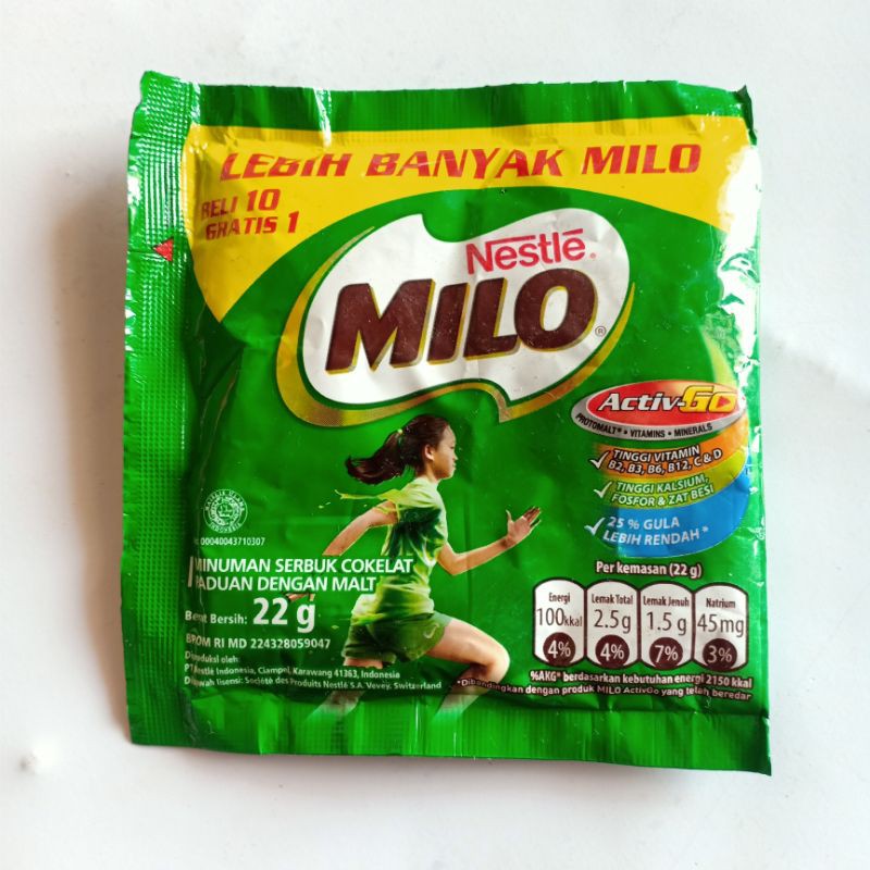Jual Milo 10+1 Susu Bubuk Cokelat Sachet | Shopee Indonesia