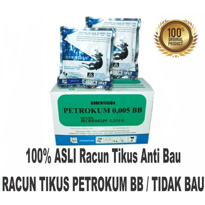 Jual Racun Tikus Anti Bau RACUN TIKUS PETROKUM BB / TIDAK BAU RMB ...