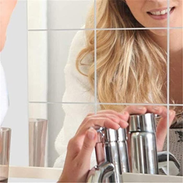 Jual Stiker Dinding Kaca Cermin Mirror Wall Sticker Dinding Wallpaper ...