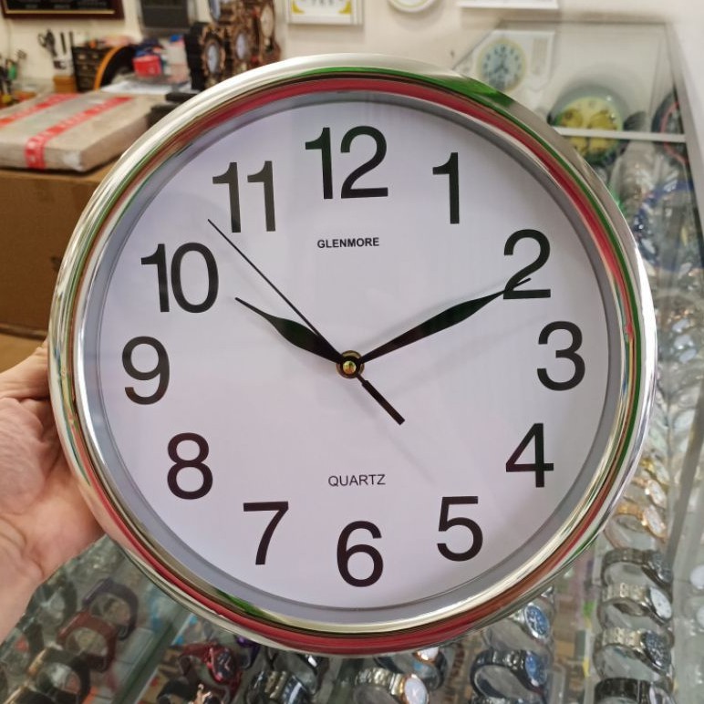 Jual Jam Dinding Polos Minimalis Dekorasi Rumah Glenmore Desain Elegan ...