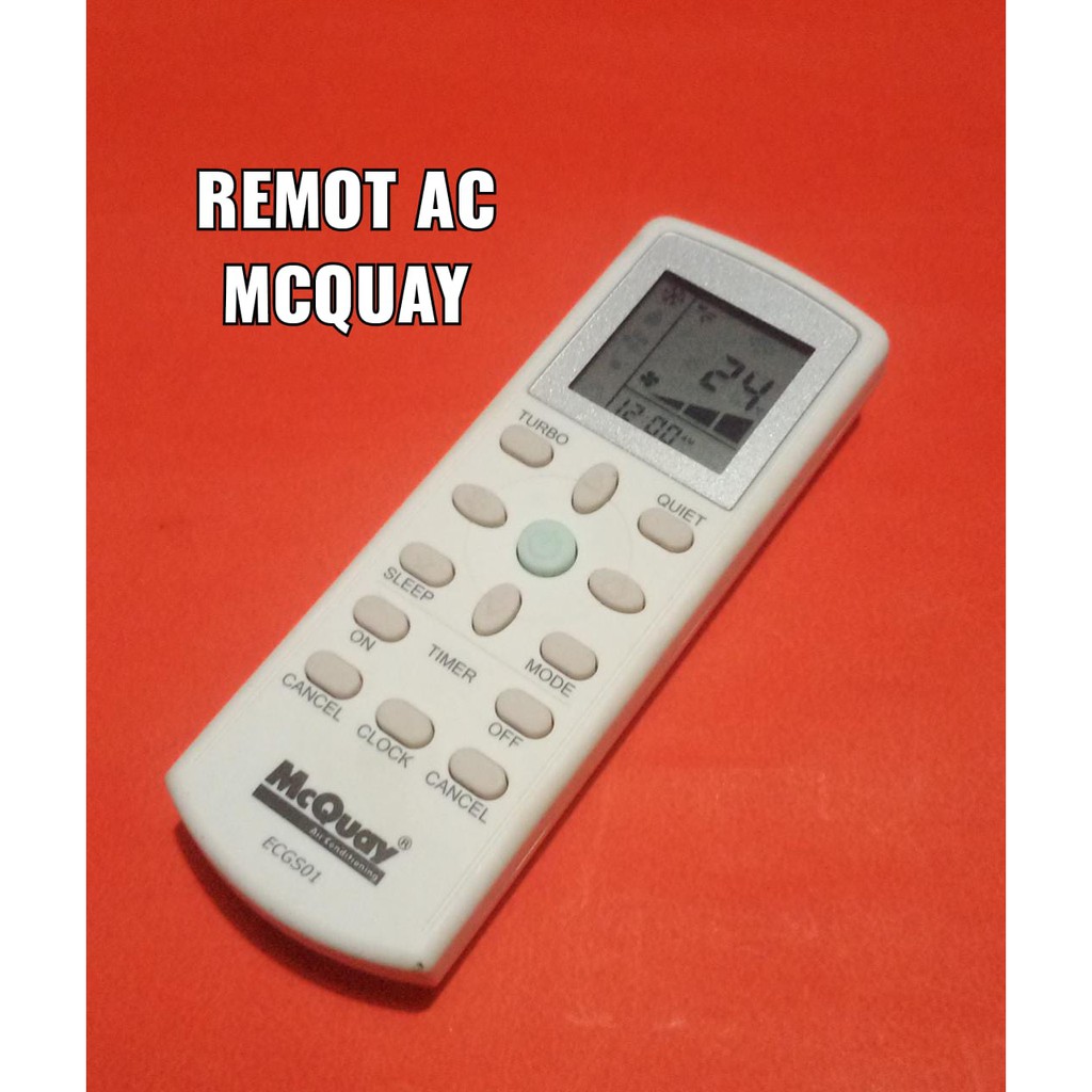 Jual Remote Remot AC McQuay ECGS01 Original | Shopee Indonesia