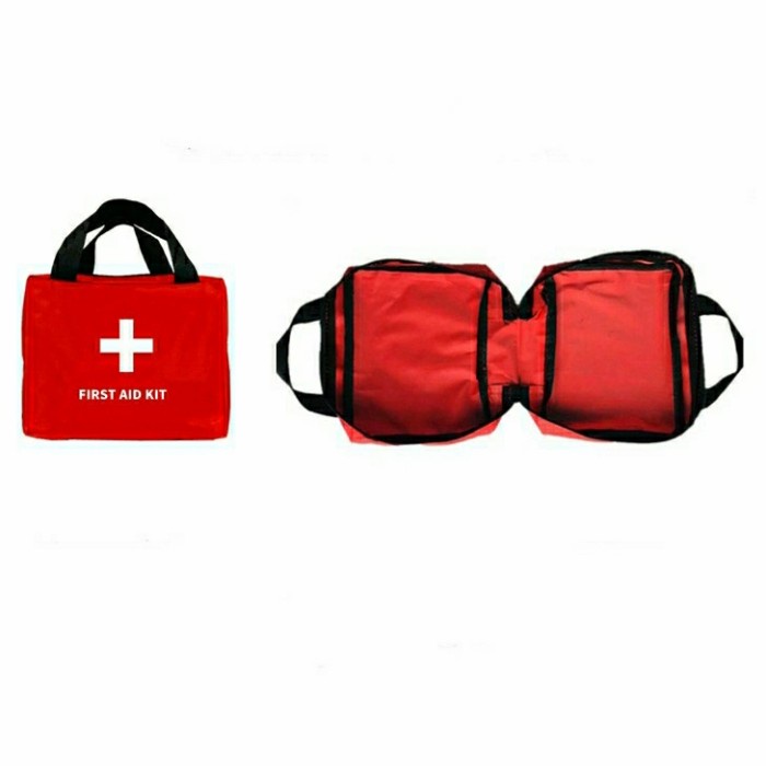 Jual Tas Kain Tempat Penyimpanan Obat / Alat P3K Dengan Logo Palang ...