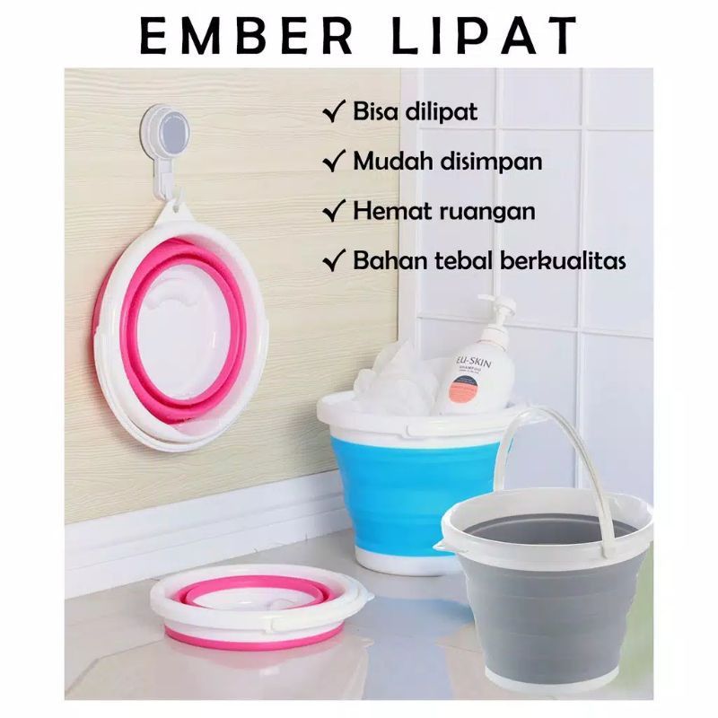 Jual EMBER LIPAT PORTABLE EMBER LIPAT SERBAGUNA SILICONE FOLDABLE EMBER ...