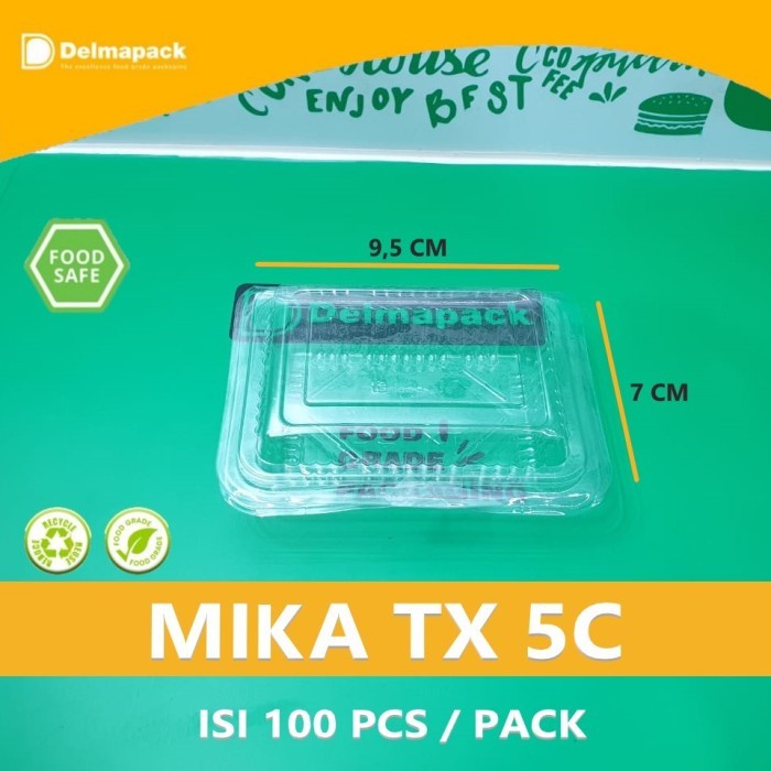 Jual Mika Plastik 5C - Mika Kue Makanan Jajanan Tx 5C - Mika Plastik ...