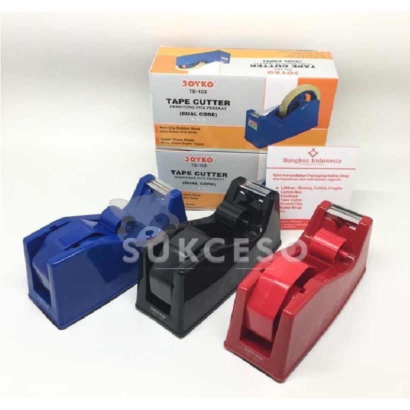 Jual Joyko Tape Cutter TD-103 Tape Dispenser Isolasi Sedang | Shopee ...