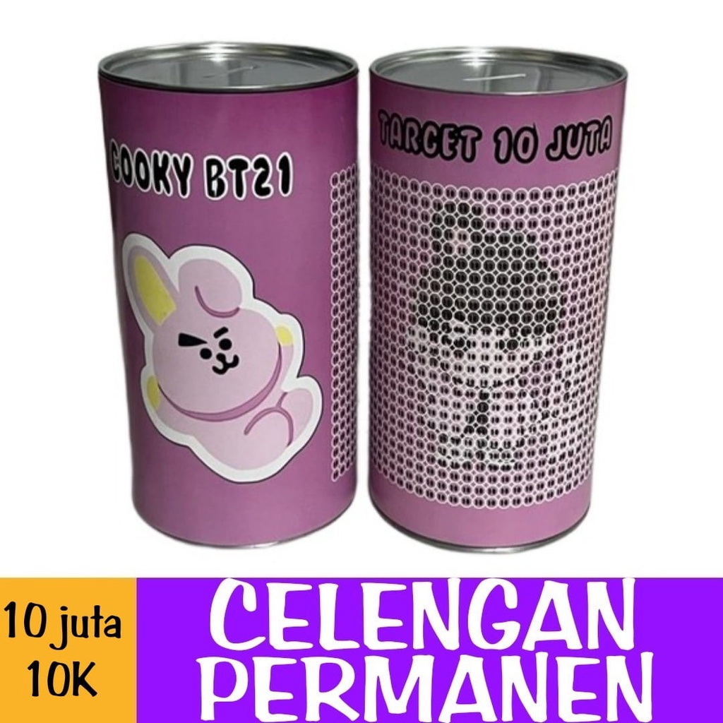 Jual karakter celengan target 20 juta koya bt21- celengan target GROSIR ...