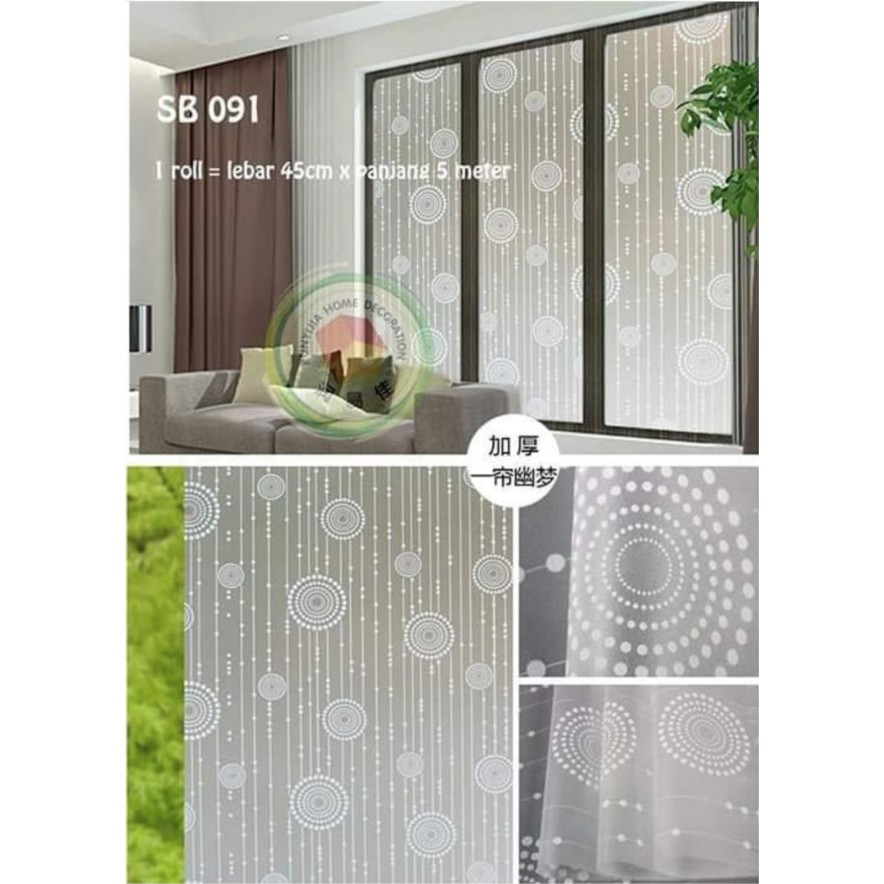 Jual STICKER KACA / SUNBLAST / WINDOWS STIKER WALLPAPER DINDING (HARGA ...