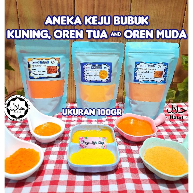 Jual kerry cheese powder 100gr original keju bubuk cheese sauce saus ...