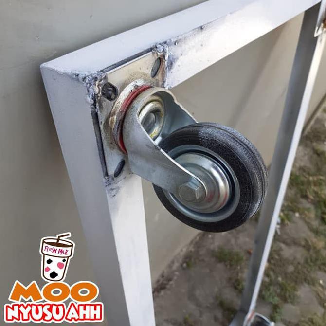 Jual Roda Booth Portable | Roda Event Desk bahan kuat Plat Baja roda ...