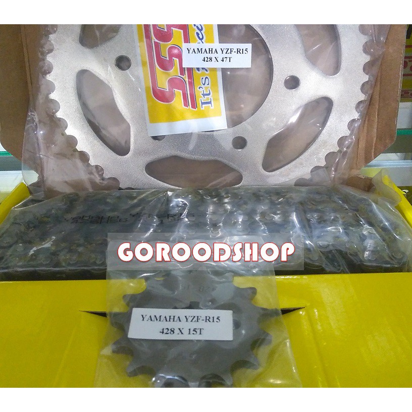 Jual GEARSET YAMAHA R15 V2 - SSS PART | Shopee Indonesia