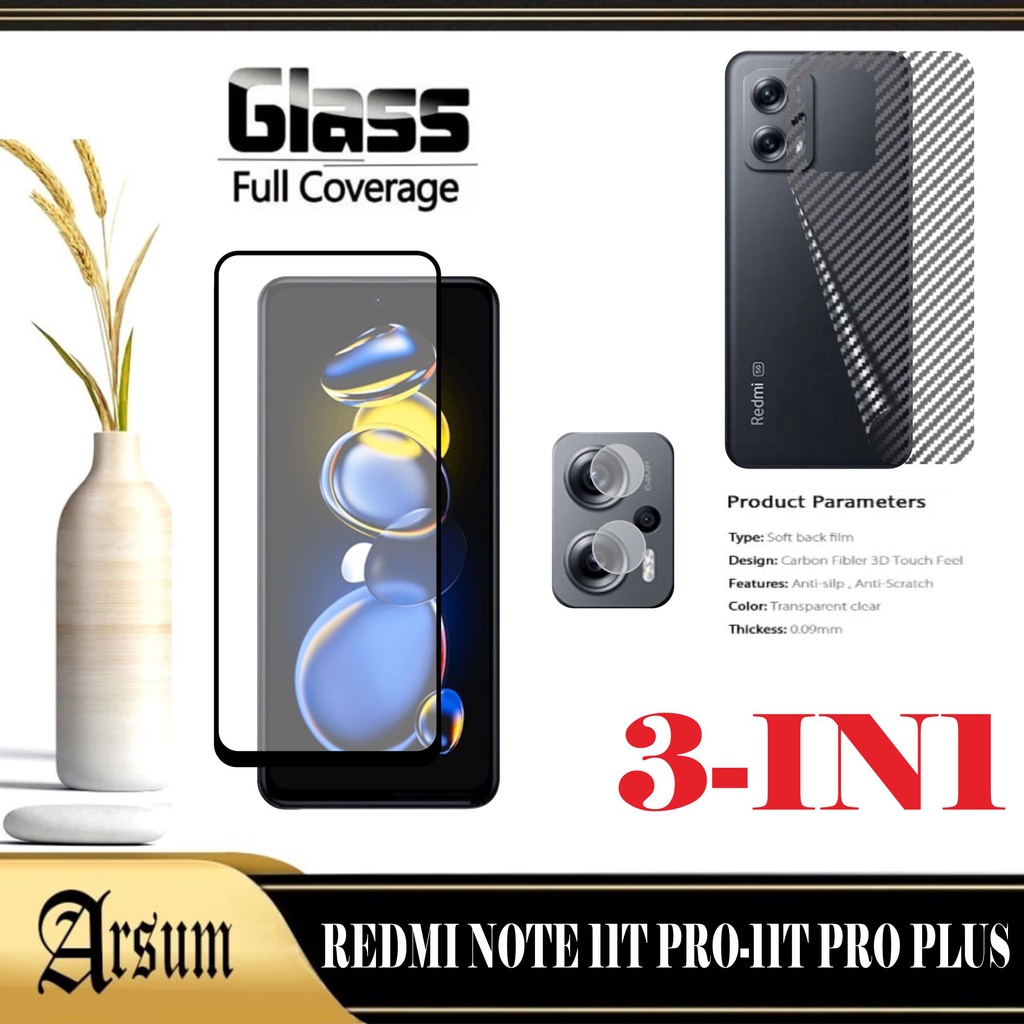 Jual PROMO Tempered Glass Layar XIAOMI REDMI NOTE 11T PRO , NOTE 11T ...