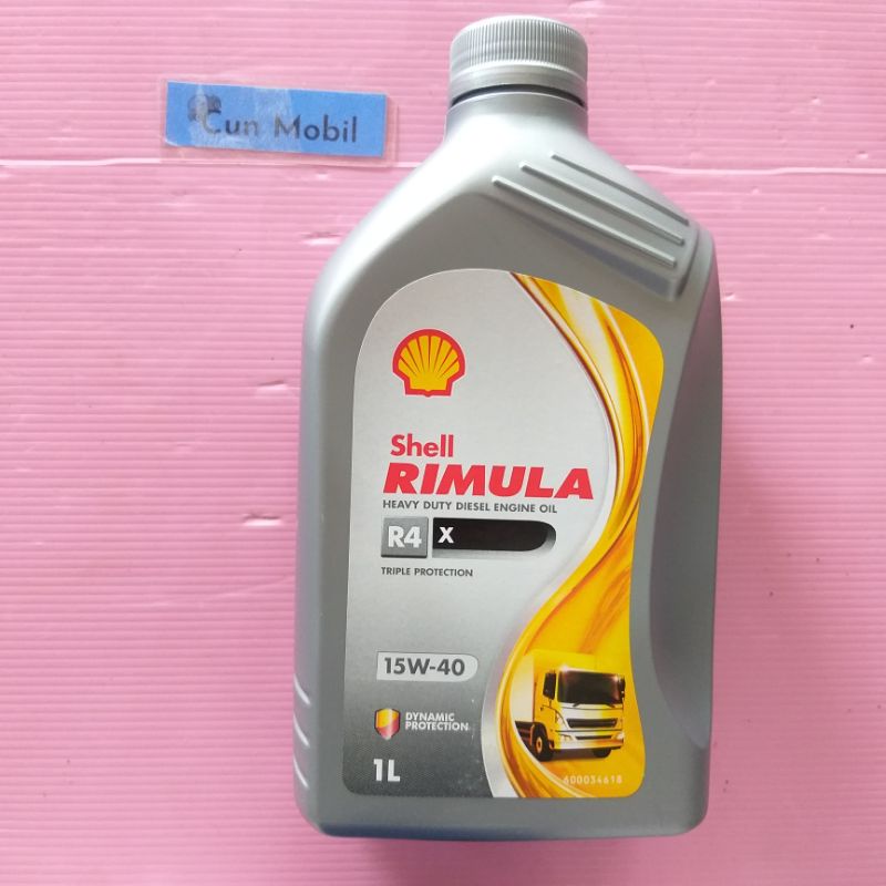 Jual Oli mesin Shell Rimula R4 Diesel 15W-40 1 Liter | Shopee Indonesia