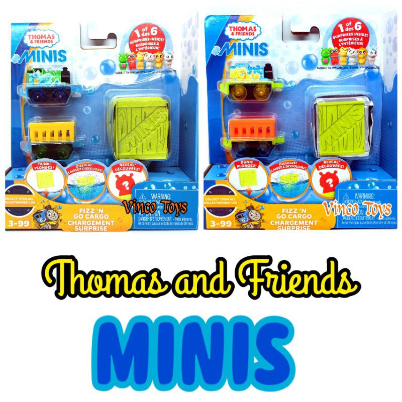 Jual Thomas and Friends MINIS FIZZ N GO CARGO thomas minis fizz kereta ...